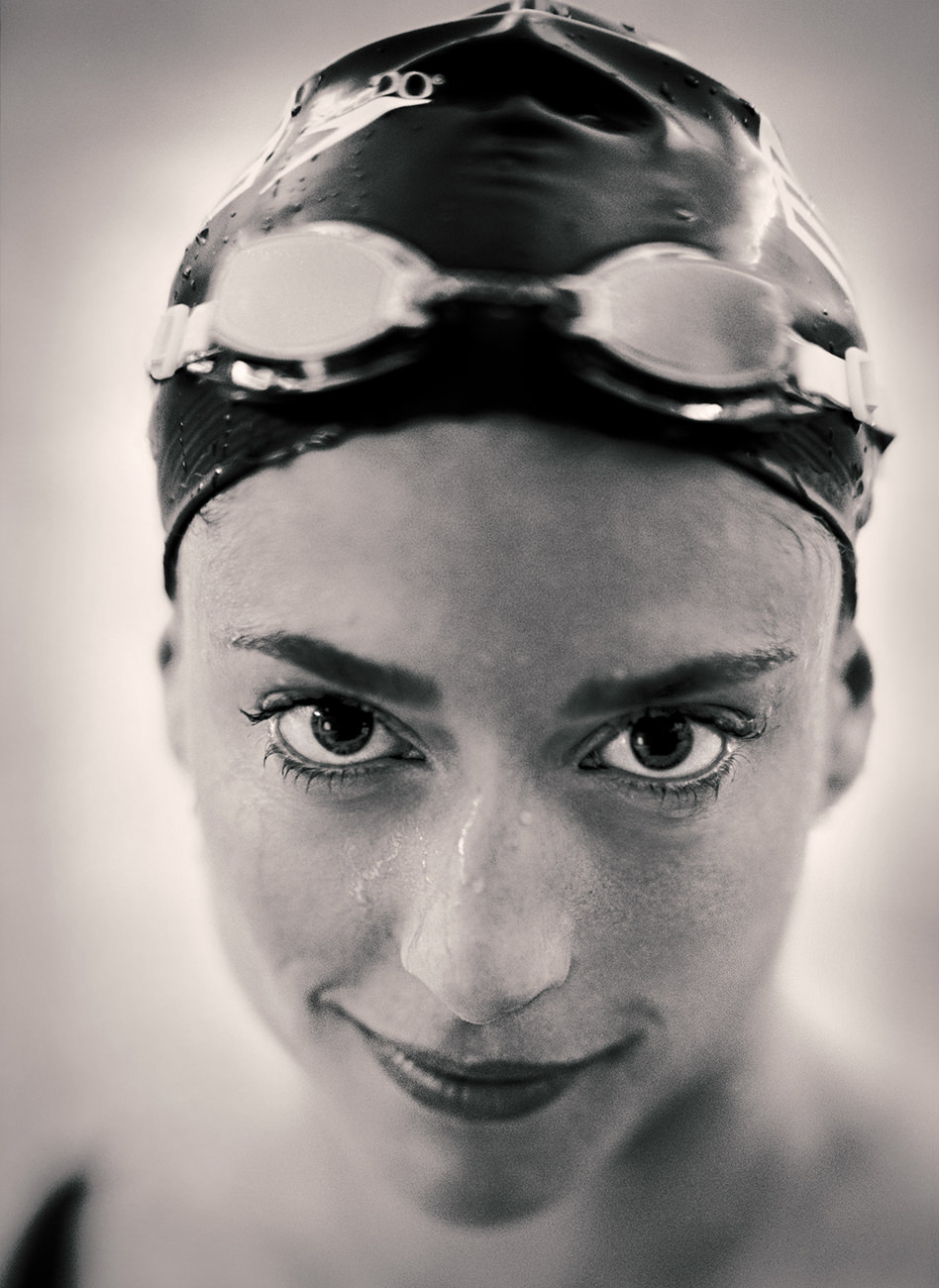 Olympic Swimmer Richelle Fox - Photo by Michael Grecco