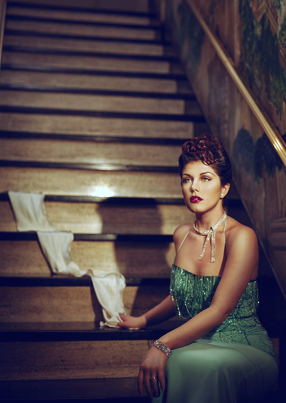 American Jazz Vocalist Jane Monheit - Photo by Michael Grecco