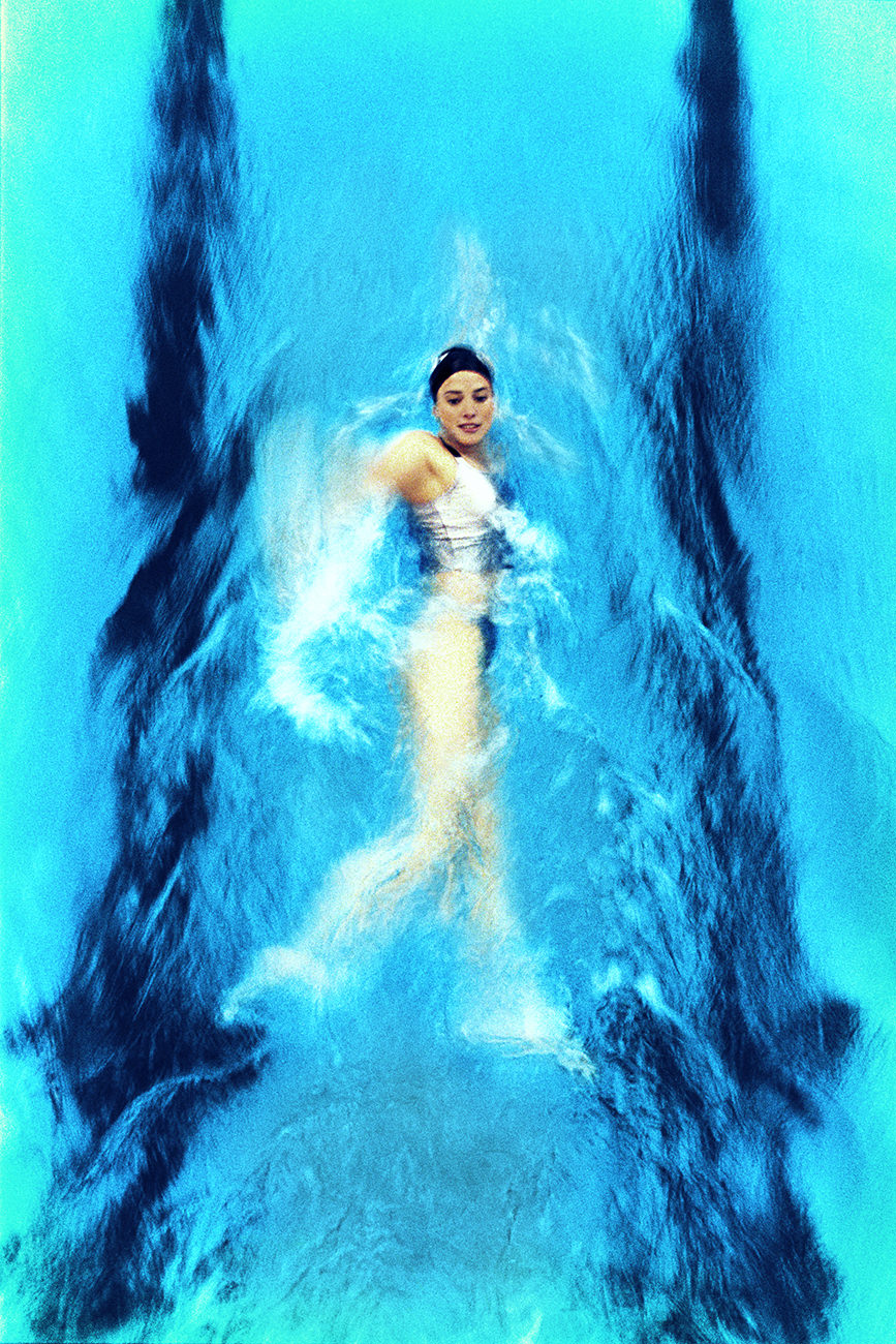 Olympian Richelle Fox - Photo by Michael Grecco